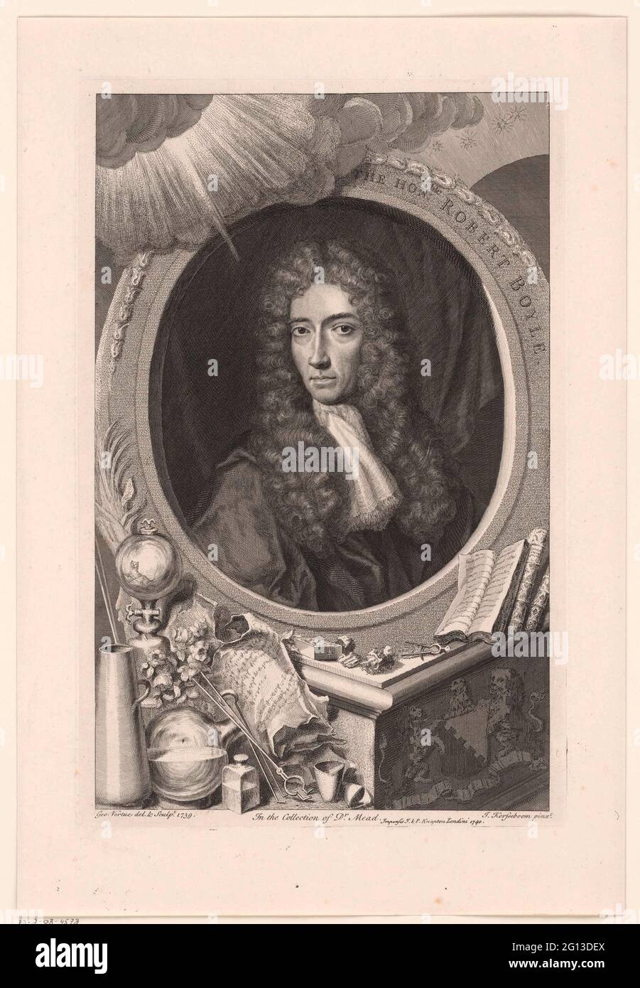 Portrait of Robert Boyle Stock Photo - Alamy