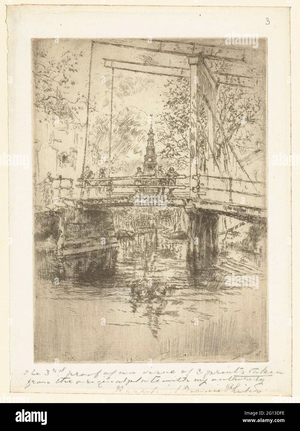 Small drawbridge in Amsterdam; Little Drawbridge, Amsterdam. The ...