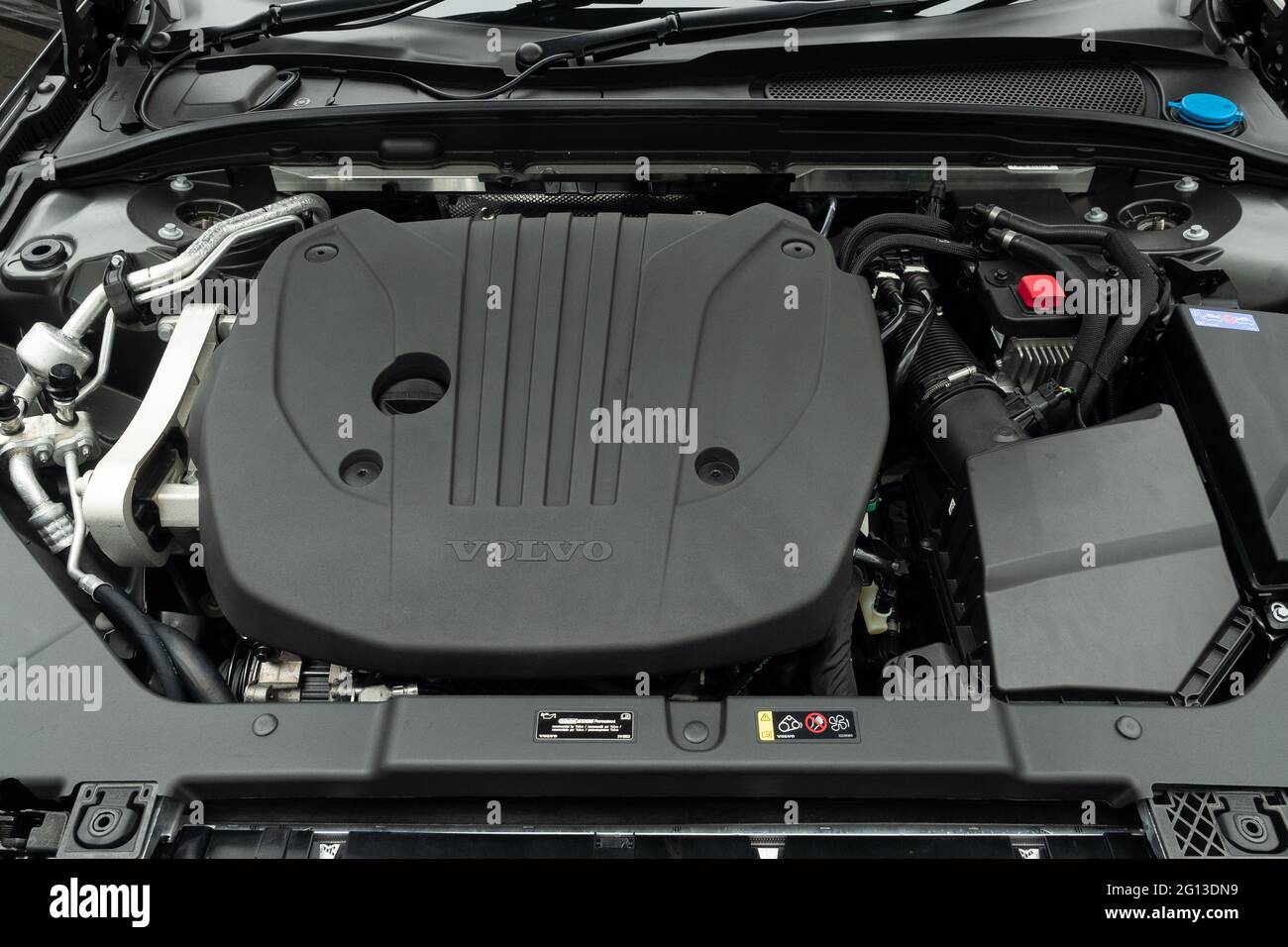 Hong Kong, China March 29, 2021 : Volvo V60 Engine March 29 2021 in ...