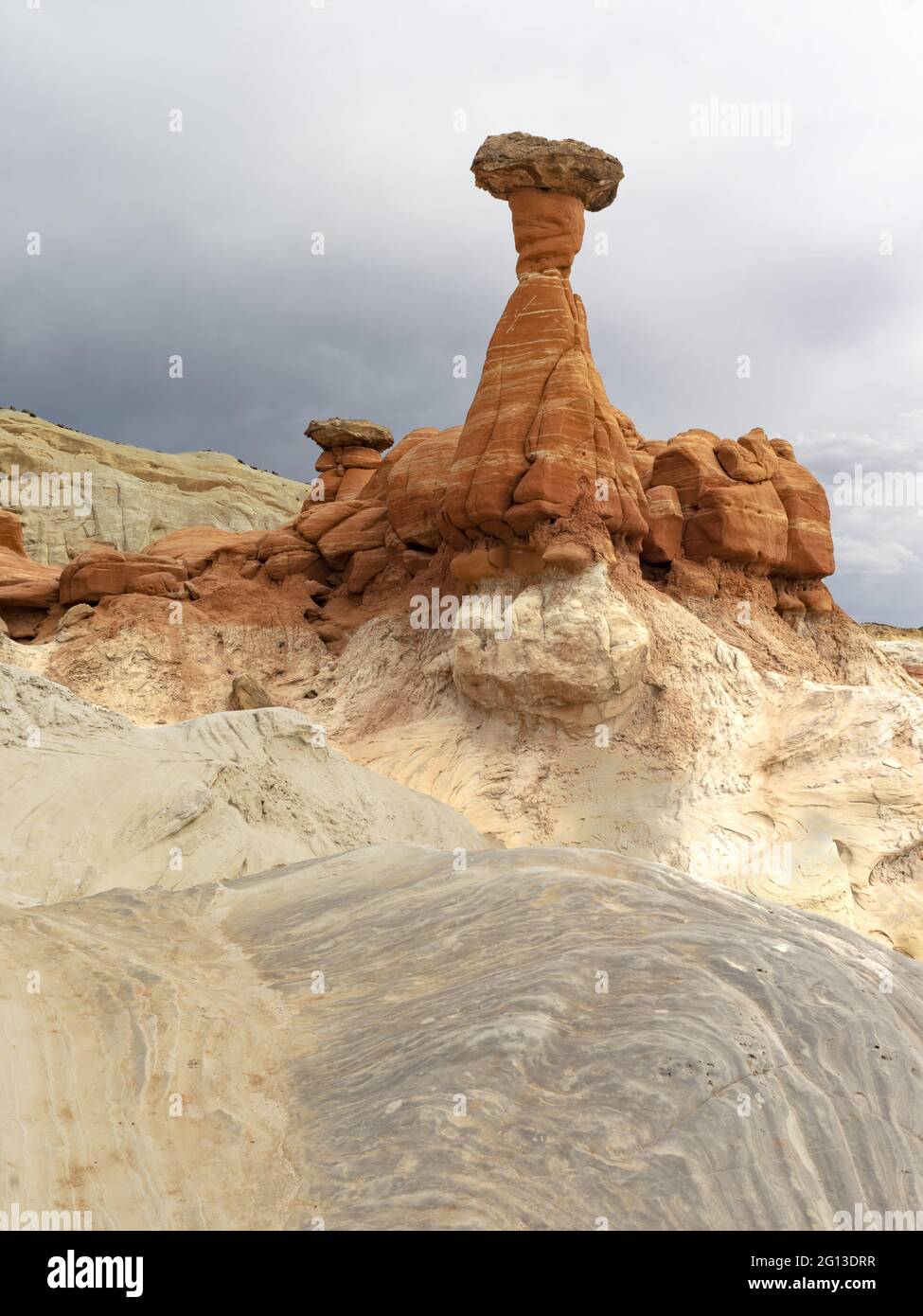 Red Toadstool in Southern Utah Stock Photo - Alamy