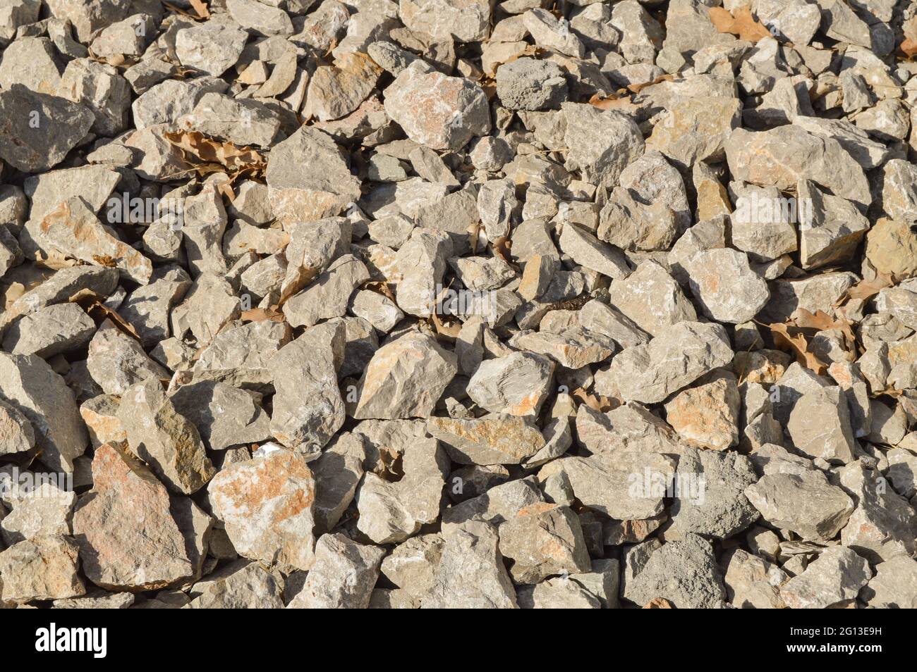 Large gray cobblestones, a sunny set, a background of stones Stock ...