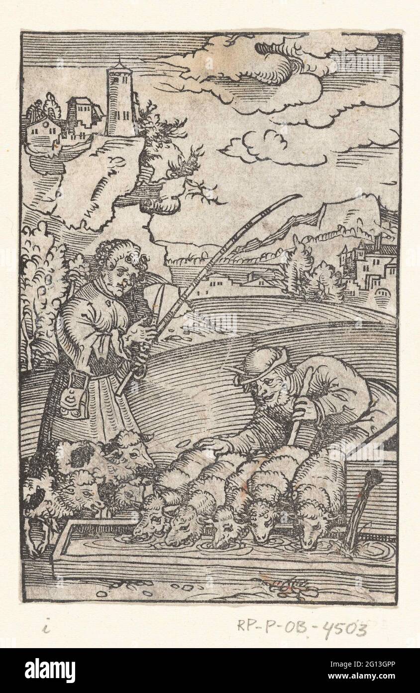 Jacob enriches itself with sheep from herd of Laban; Ten commandments ...