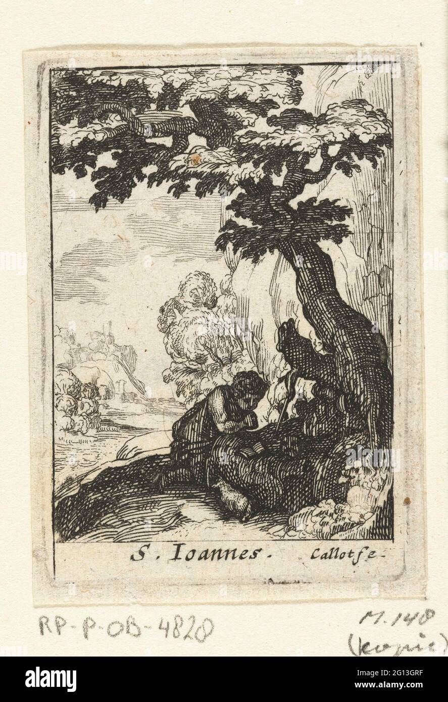 The penitent John the Baptist; S. Ioannes; The penitent saints. In a ...