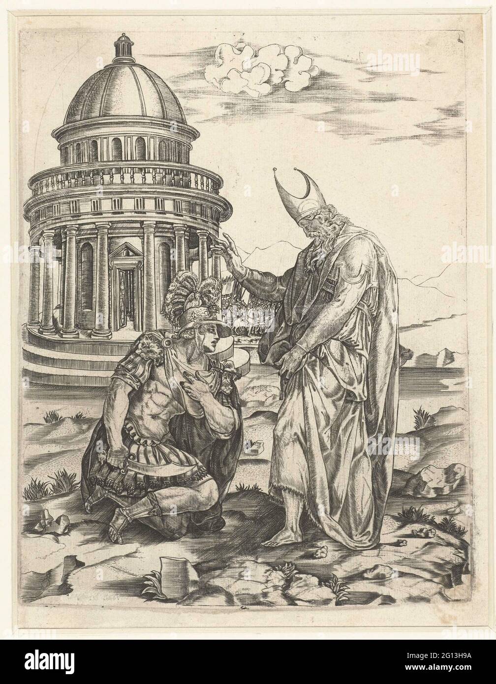Alexander the large and high priest of Ammon for Tempietto van Bramante ...