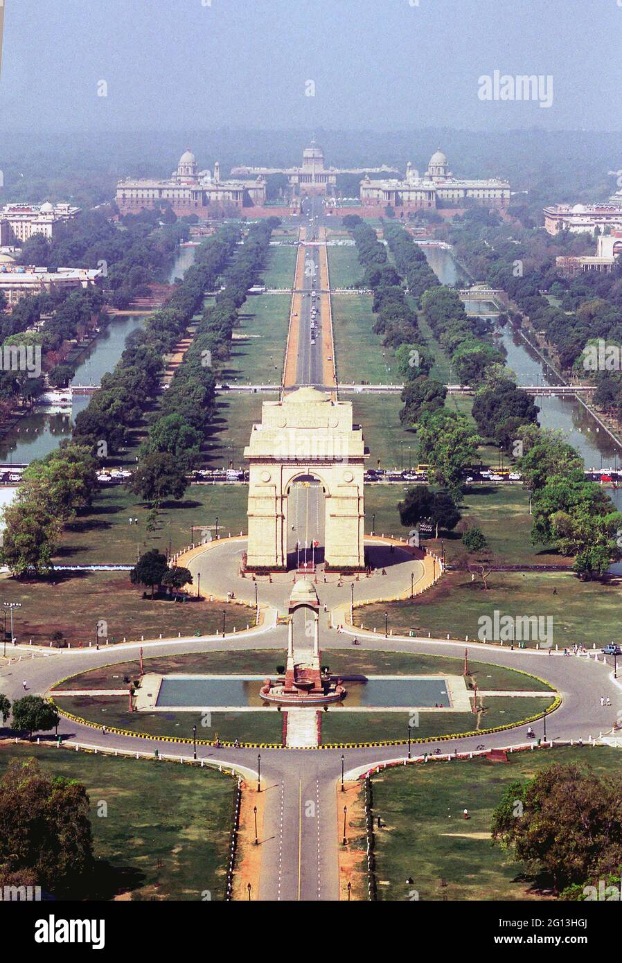An archival photo of the Central Vista. An ongoing Project has been ...