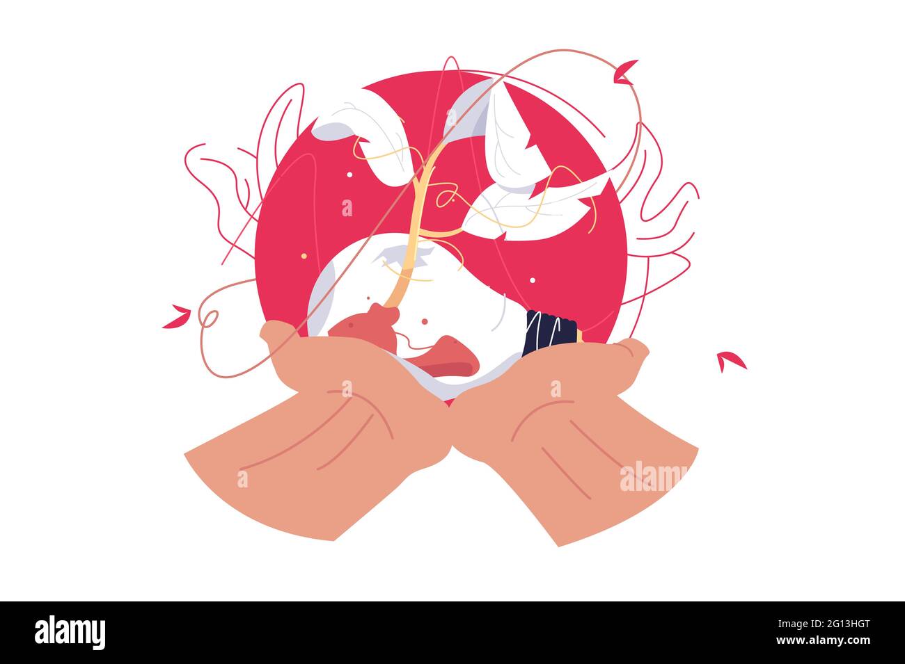 Trash recycling plant Stock Vector Images - Alamy