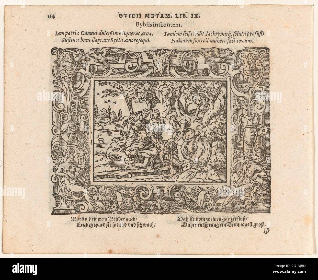 BYBLIS changed in a stream; Byblis in Frontem. Byblis was in love with ...