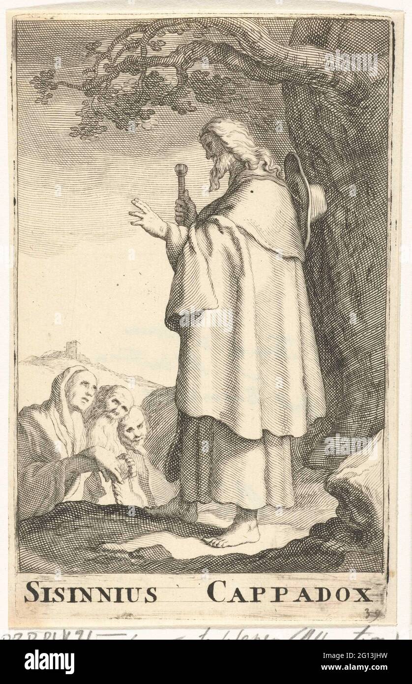 Saint Sisinnius of Cappadocia; Hermit: Thebani saints; Sisinnius ...