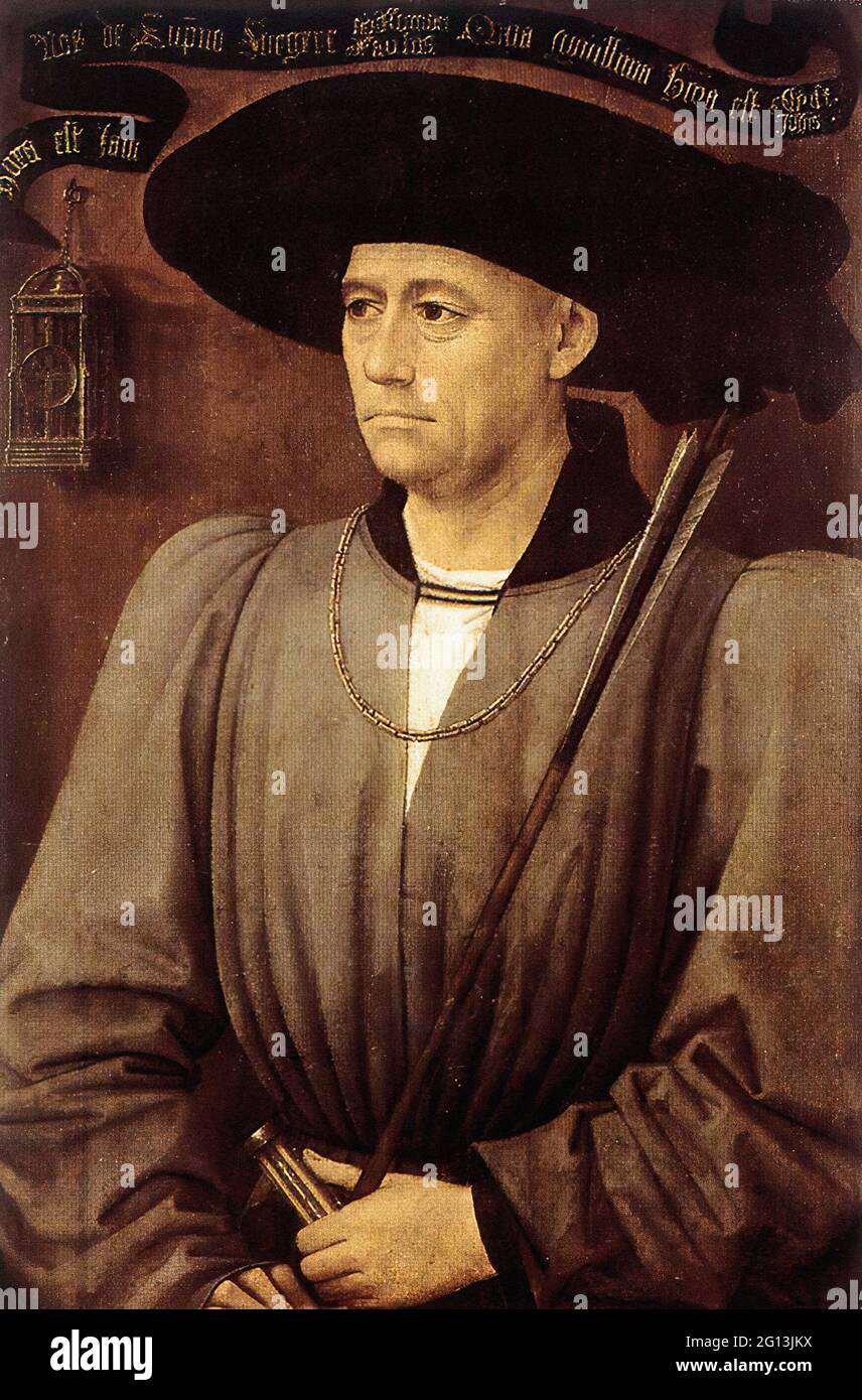 Rogier Van Der Weyden - Portrait Man Stock Photo - Alamy