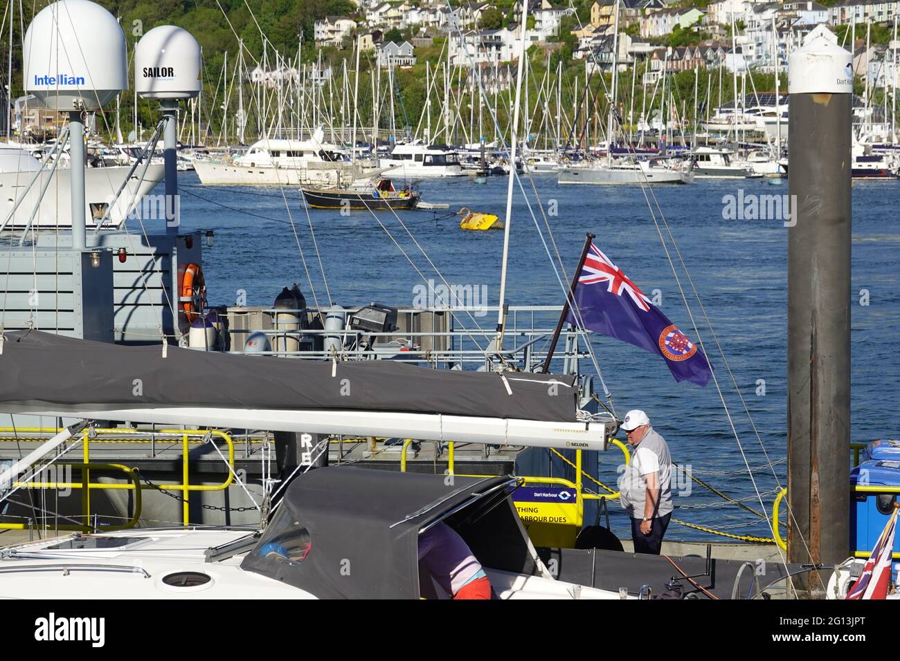 Dartmouth, UK. 4th June, 2021. UK Border Force patrol vessel “Valiant ...