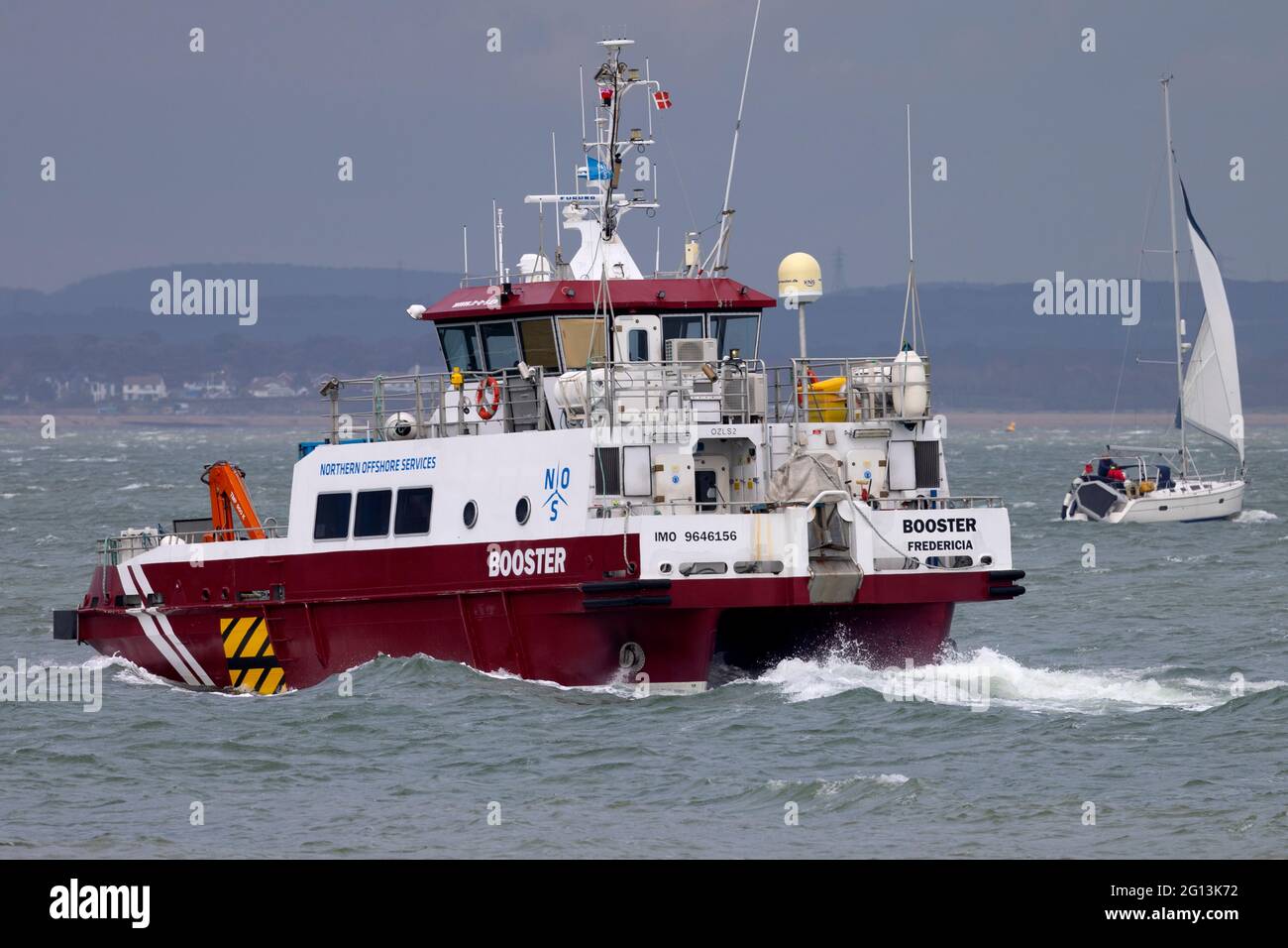offshore,wind, farm,supply, vessel, The Solent, built, Cowes, Isle of ...