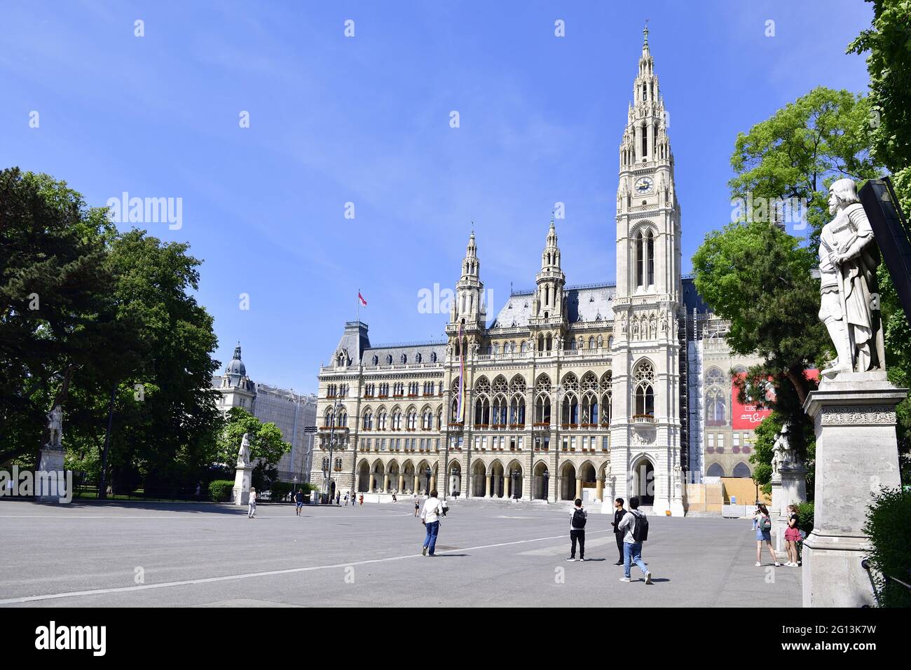 Vienna, Austria. 4th June, 2021. Press conference Vienna Pride. Stay ...