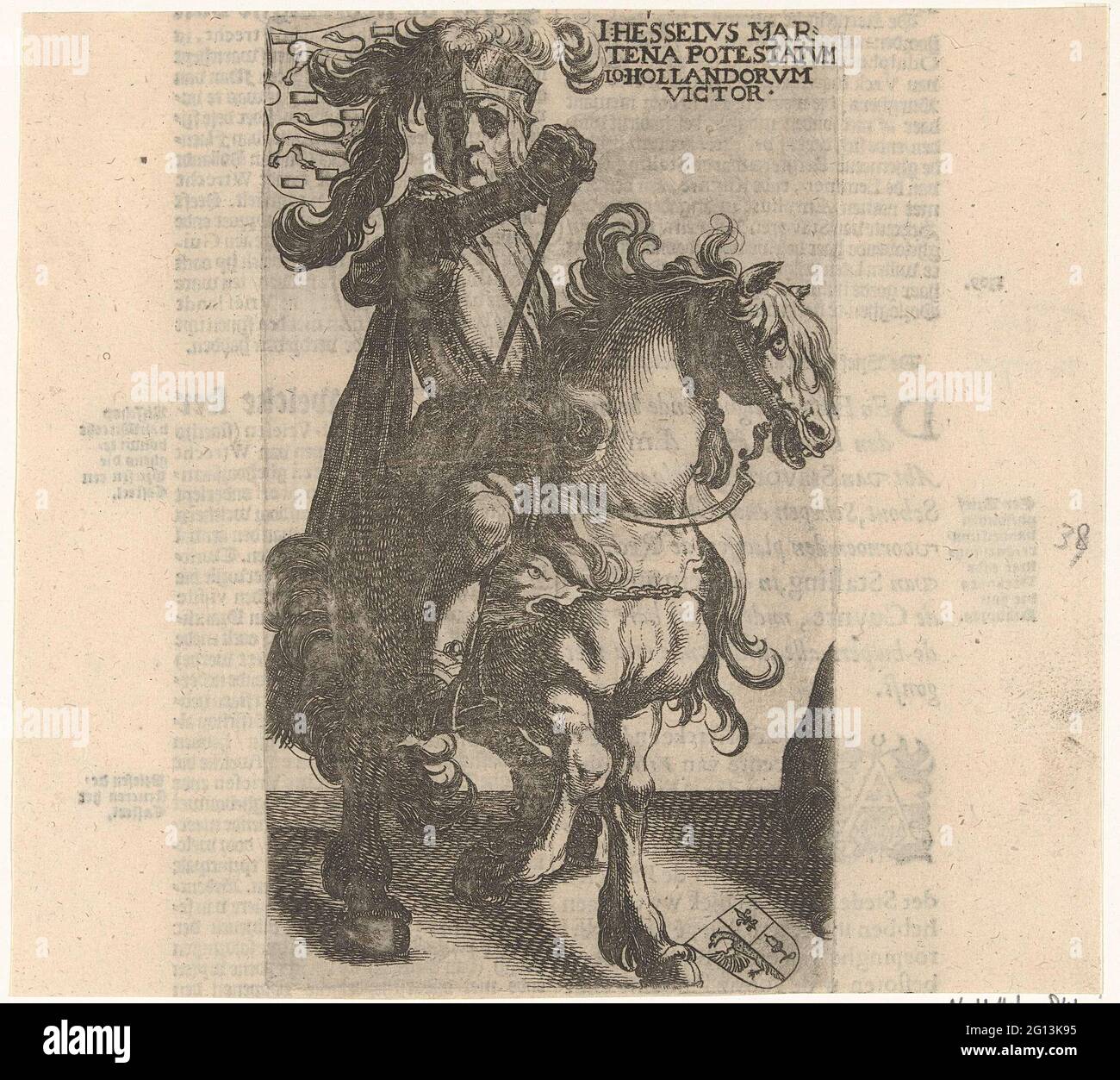 Hessel Martema; I: Hesselvs Martena Potestatvm 10. Hollandorvm Victor ...