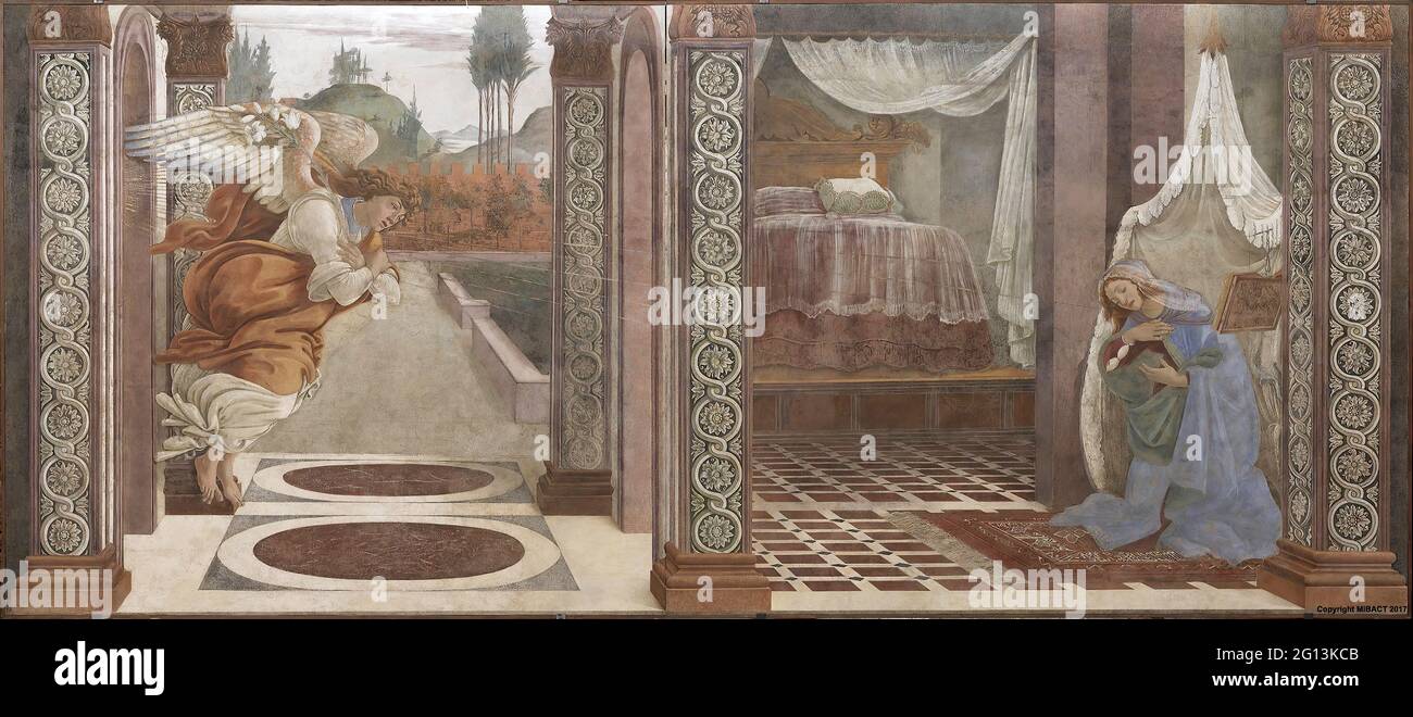 Botticelli Annunciation High Resolution Stock Photography and Images - Alamy
