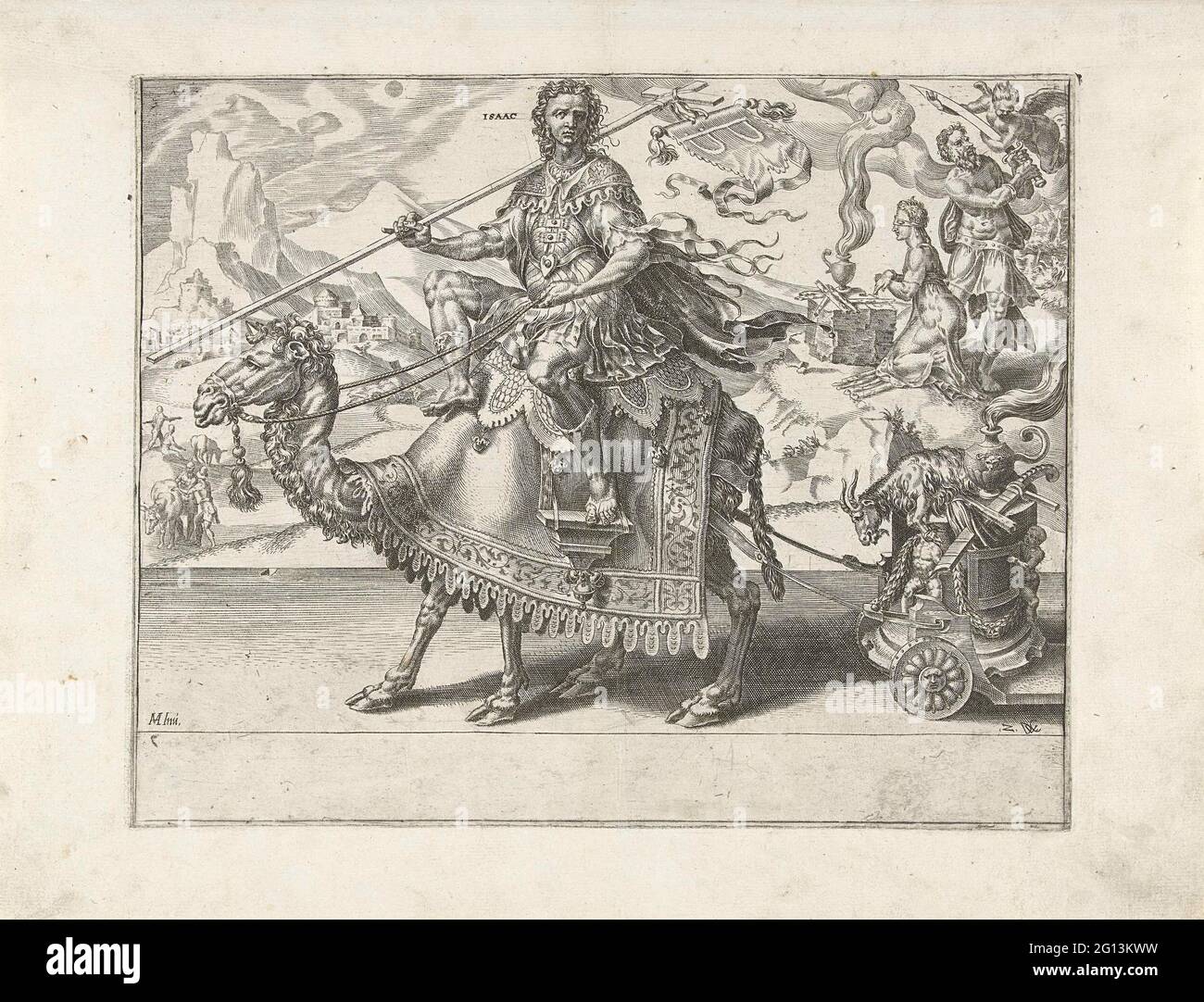 Triumph of Isaak; Triumph of the livelihood; Patientiae trivmphvs. In ...