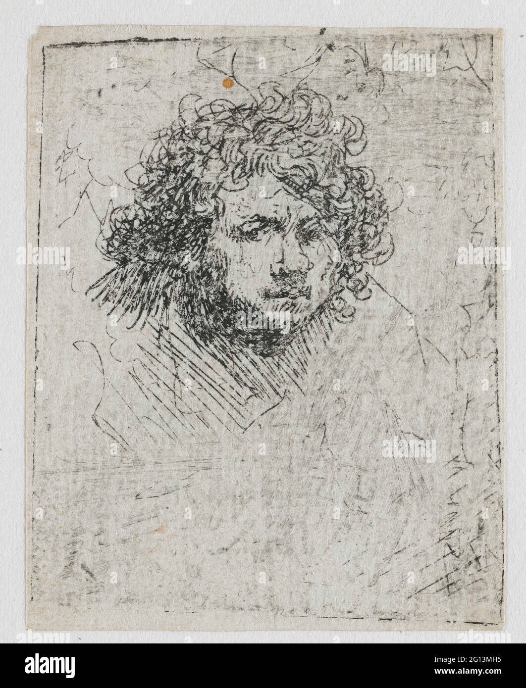 Self-portrait lean forward: bust Stock Photo - Alamy