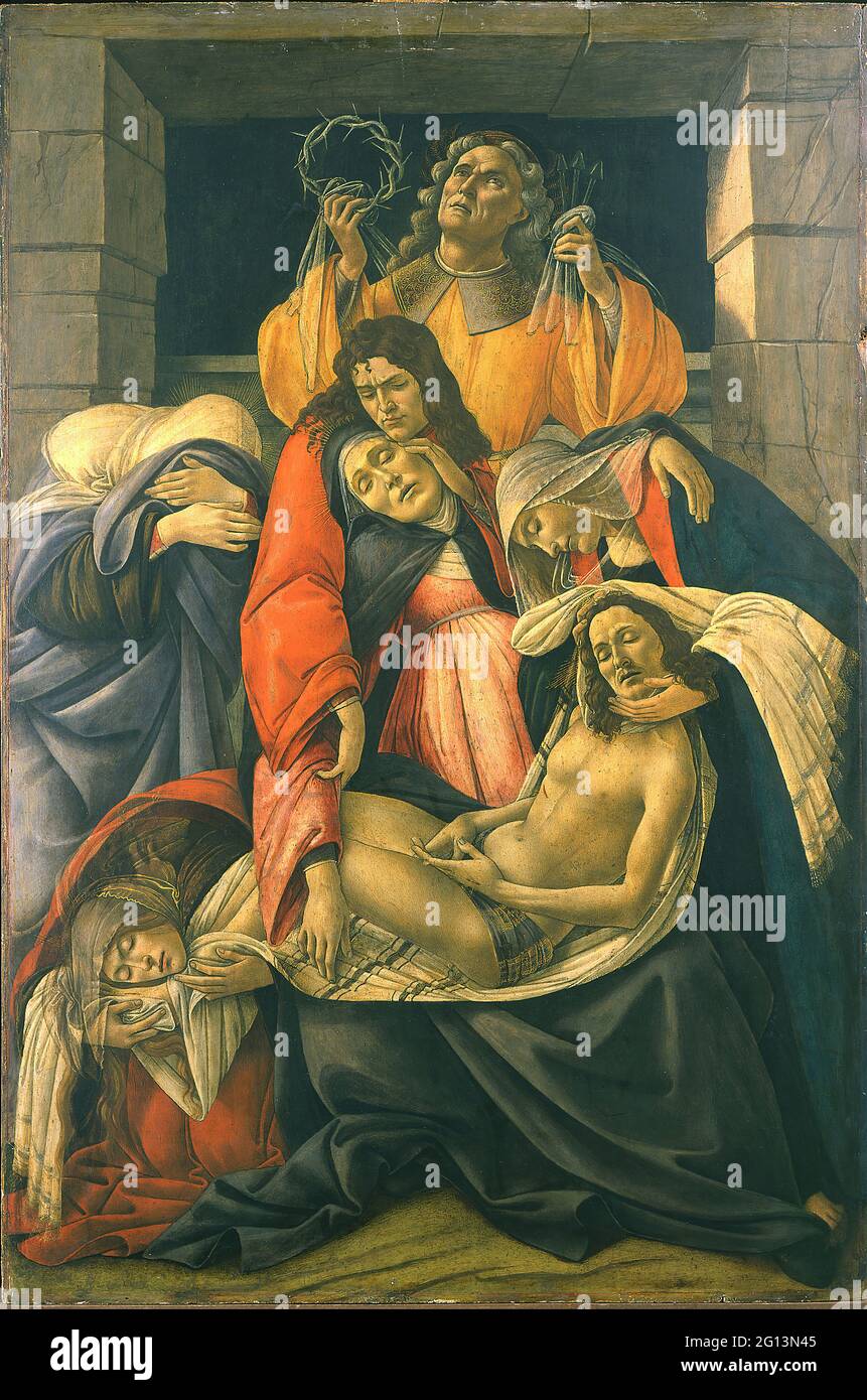 Sandro Botticelli - The Lamentation over the Dead Christ Stock Photo - Alamy