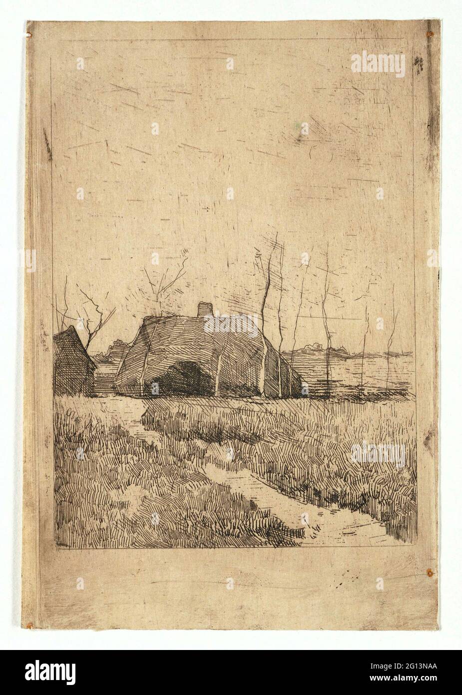 Rural view farm fields Cut Out Stock Images & Pictures - Alamy