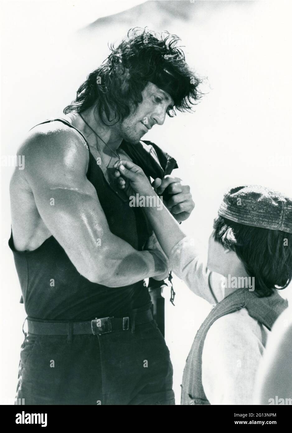 Los Angeles.CA.USA. Sylvester Stallone and Doudi Shoua in ©TriStar ...