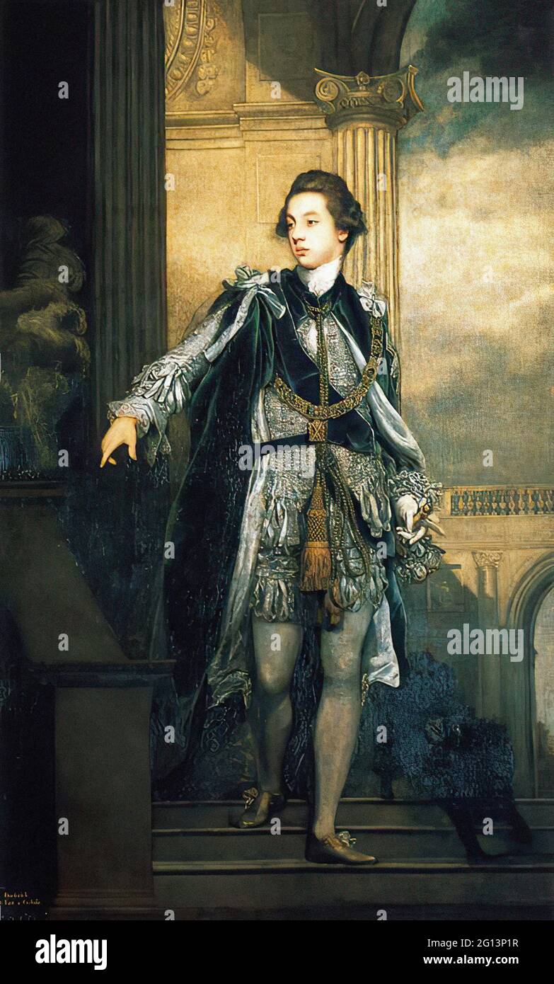 Sir Joshua Reynolds - Frederick Howard 5th Earl Carlisle 1769 Stock ...