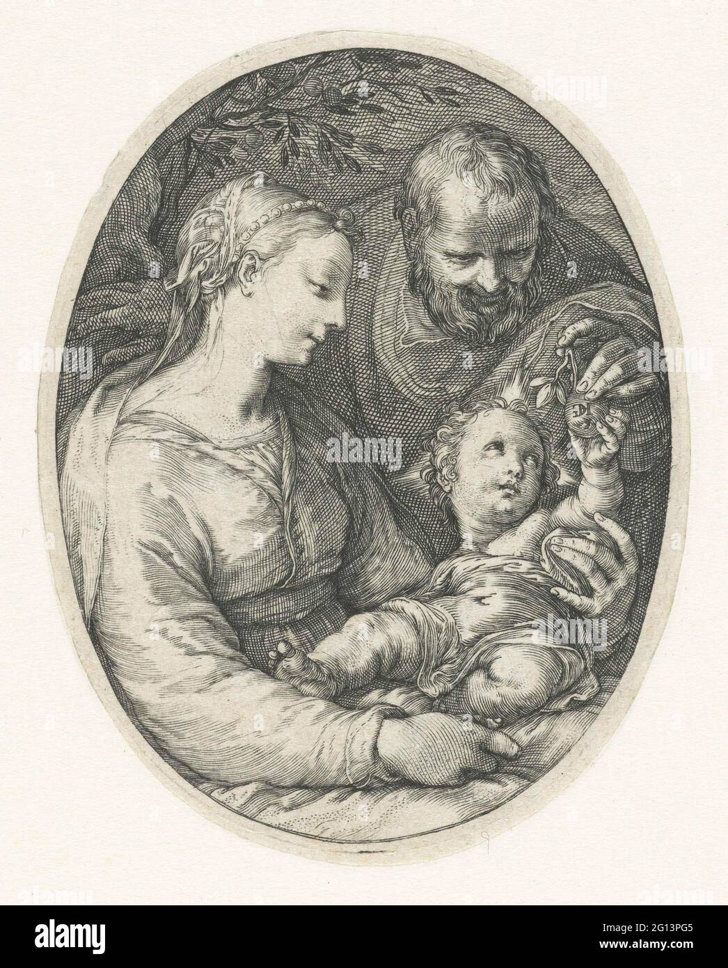 The Holy Family. Holy Family. Placed presentation in an oval. Christ's ...