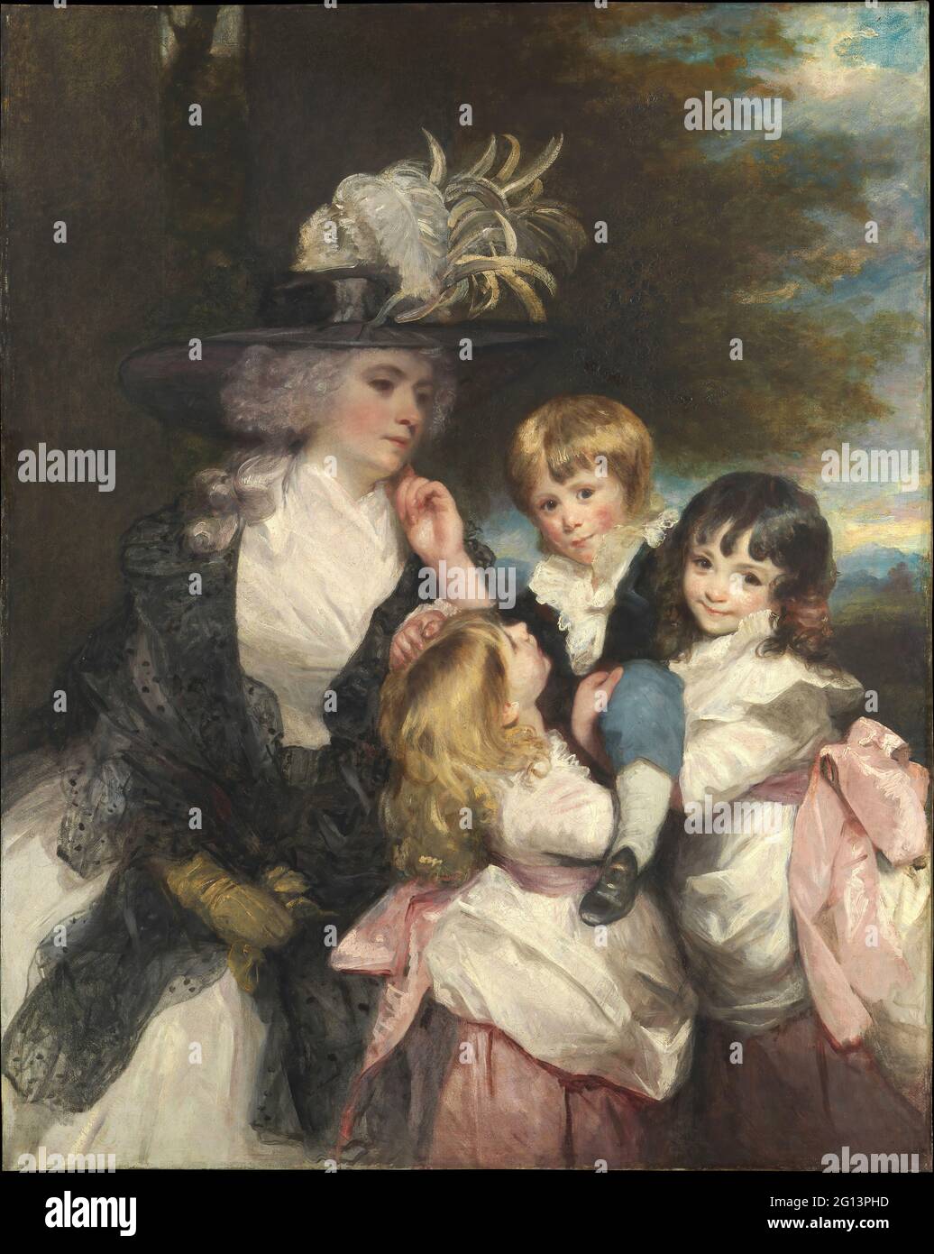 Sir Joshua Reynolds - Lady Smith Charlotte Delaval and Her Children ...