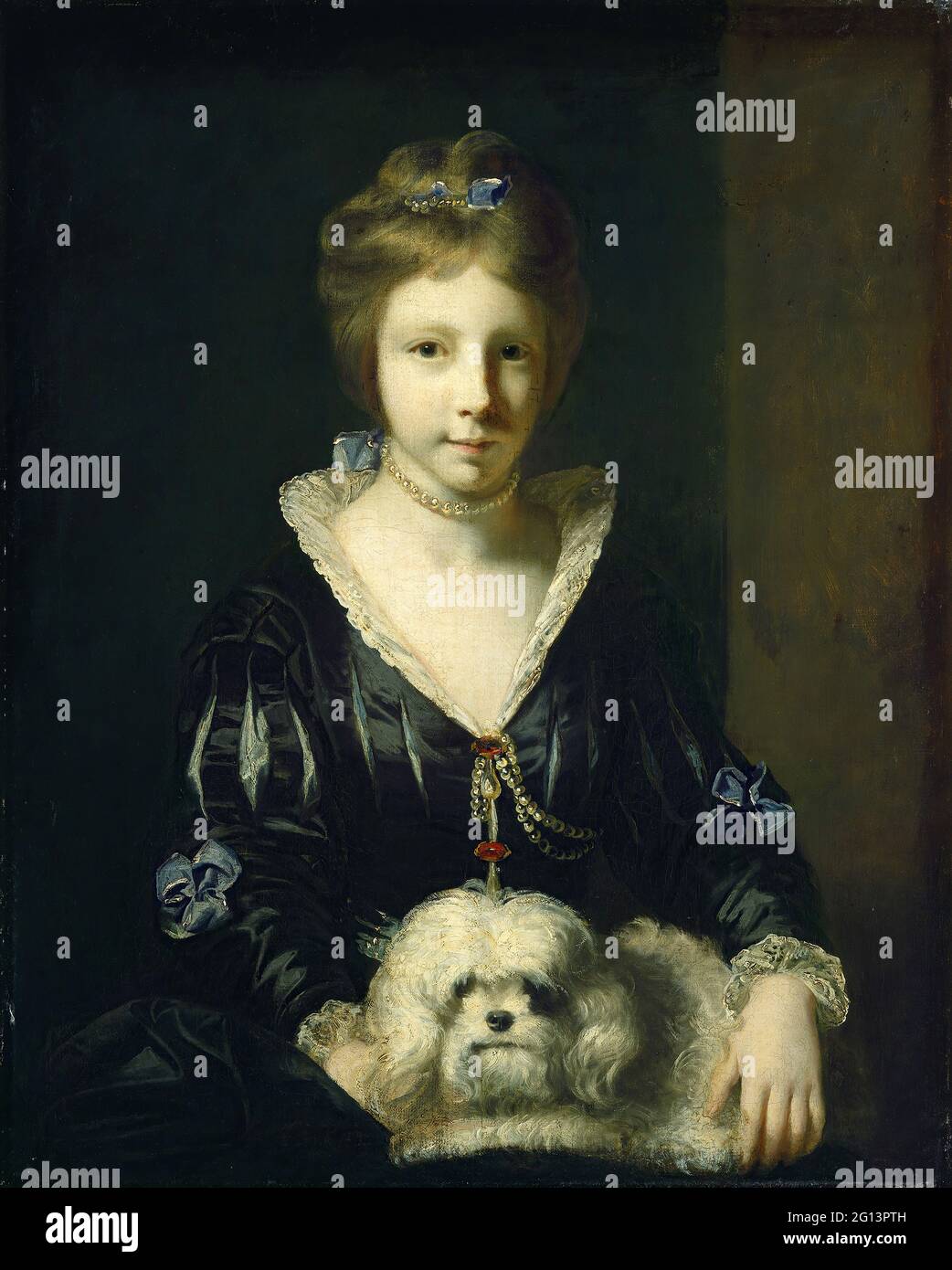 Sir Joshua Reynolds - Miss Beatrix Lister Stock Photo - Alamy