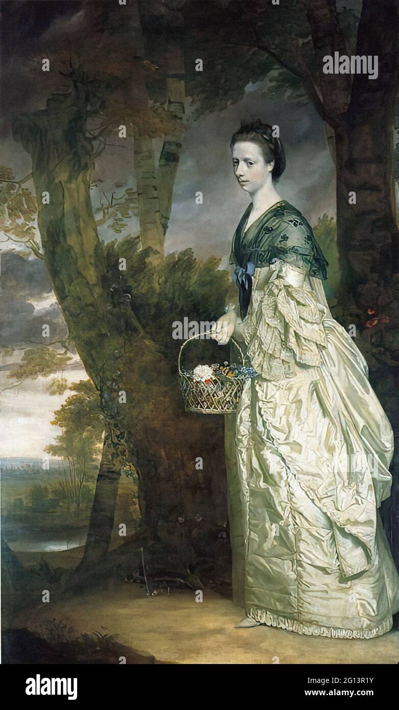Sir Joshua Reynolds - Mrs Thomas Riddell 1763 Stock Photo - Alamy