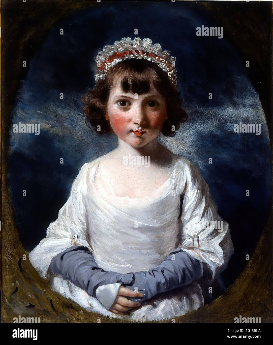 Sir Joshua Reynolds - Portrait of the Lady Elizabeth Somerset Stock ...