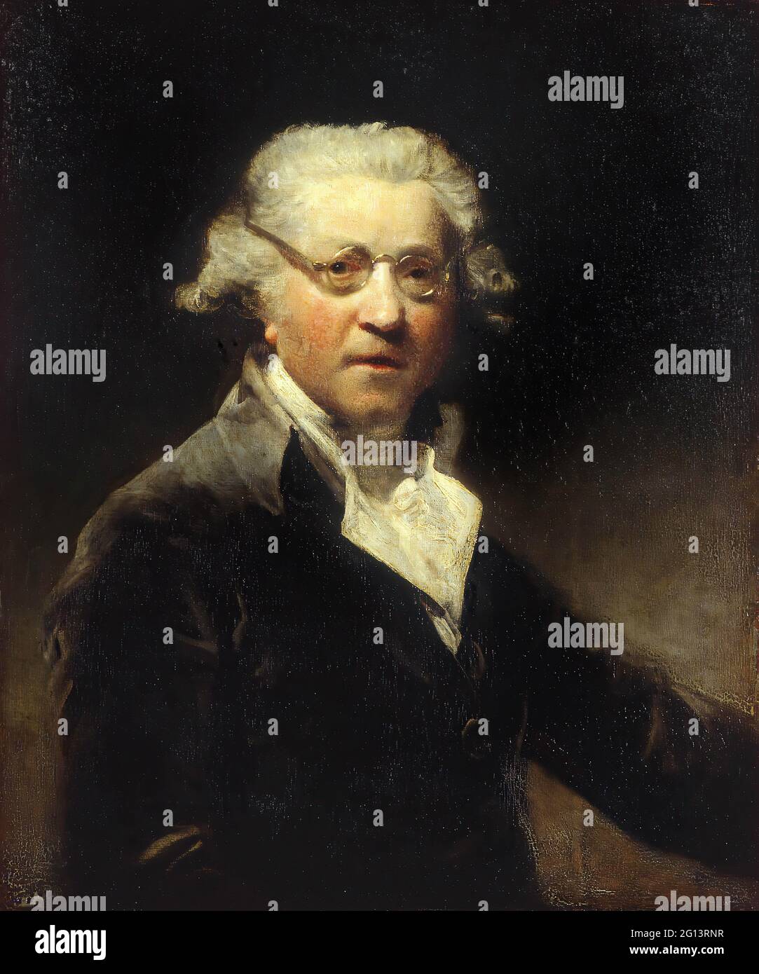 Sir Joshua Reynolds - self portrait 01 Stock Photo - Alamy