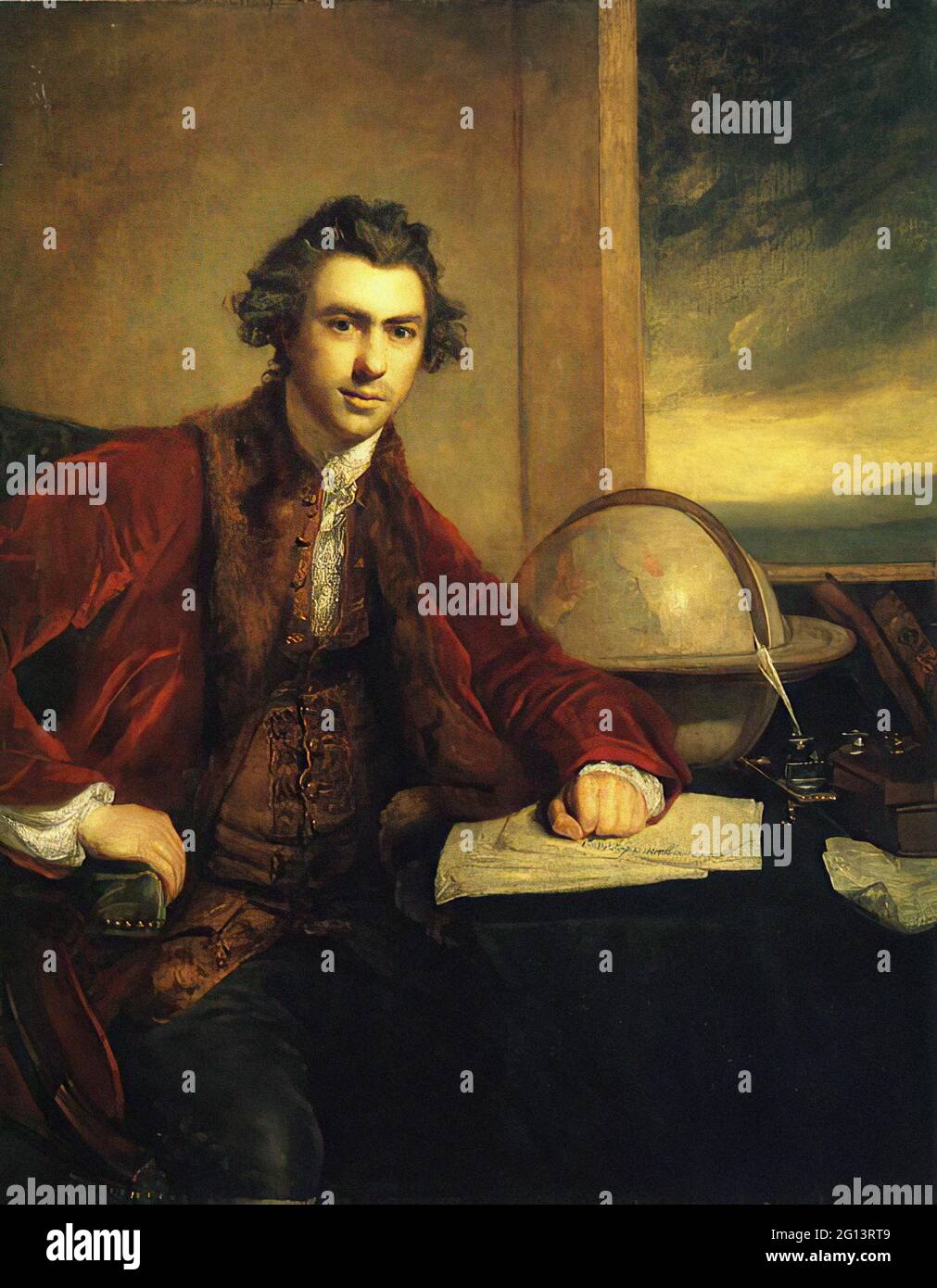 Sir joseph banks by sir joshua reynolds hi-res stock photography and ...