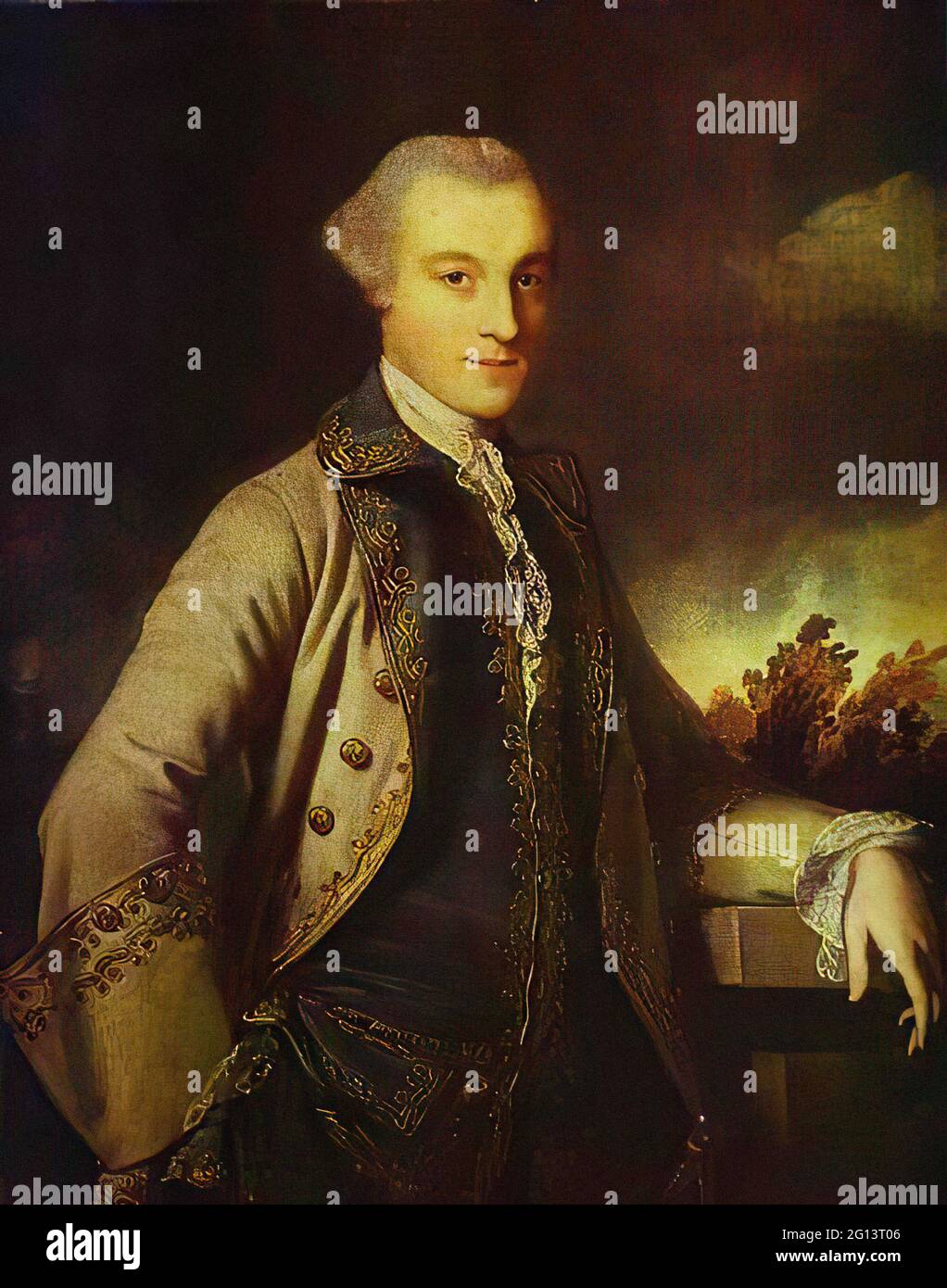 Sir Joshua Reynolds - William James 1759 Stock Photo - Alamy