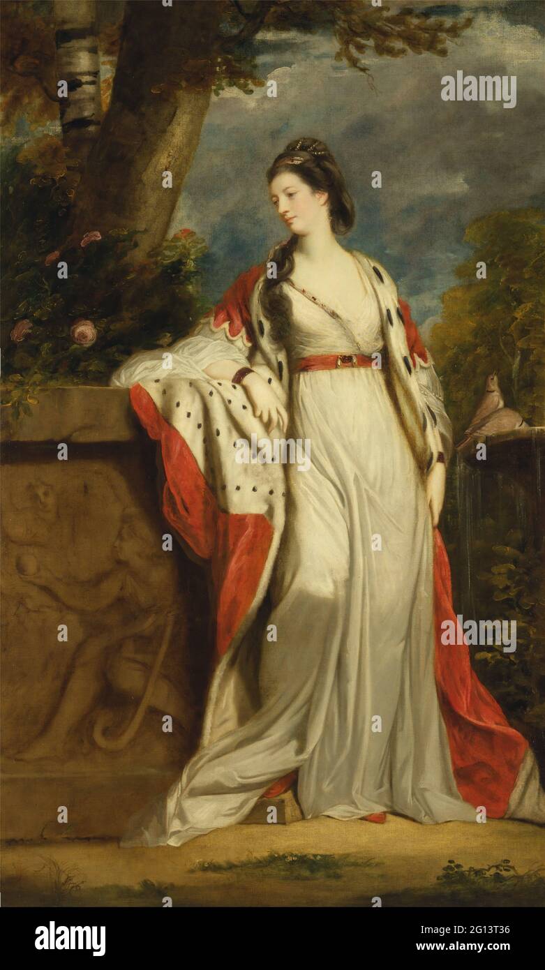 Sir Joshua Reynolds - Elizabeth Gunning, Duchess of Hamilton and Argyll ...