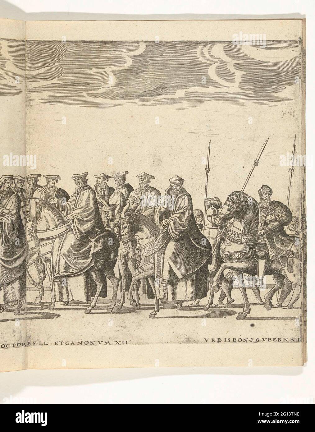 Banner carriers and kanuninkink, plate 5; Procession of Charles V with ...