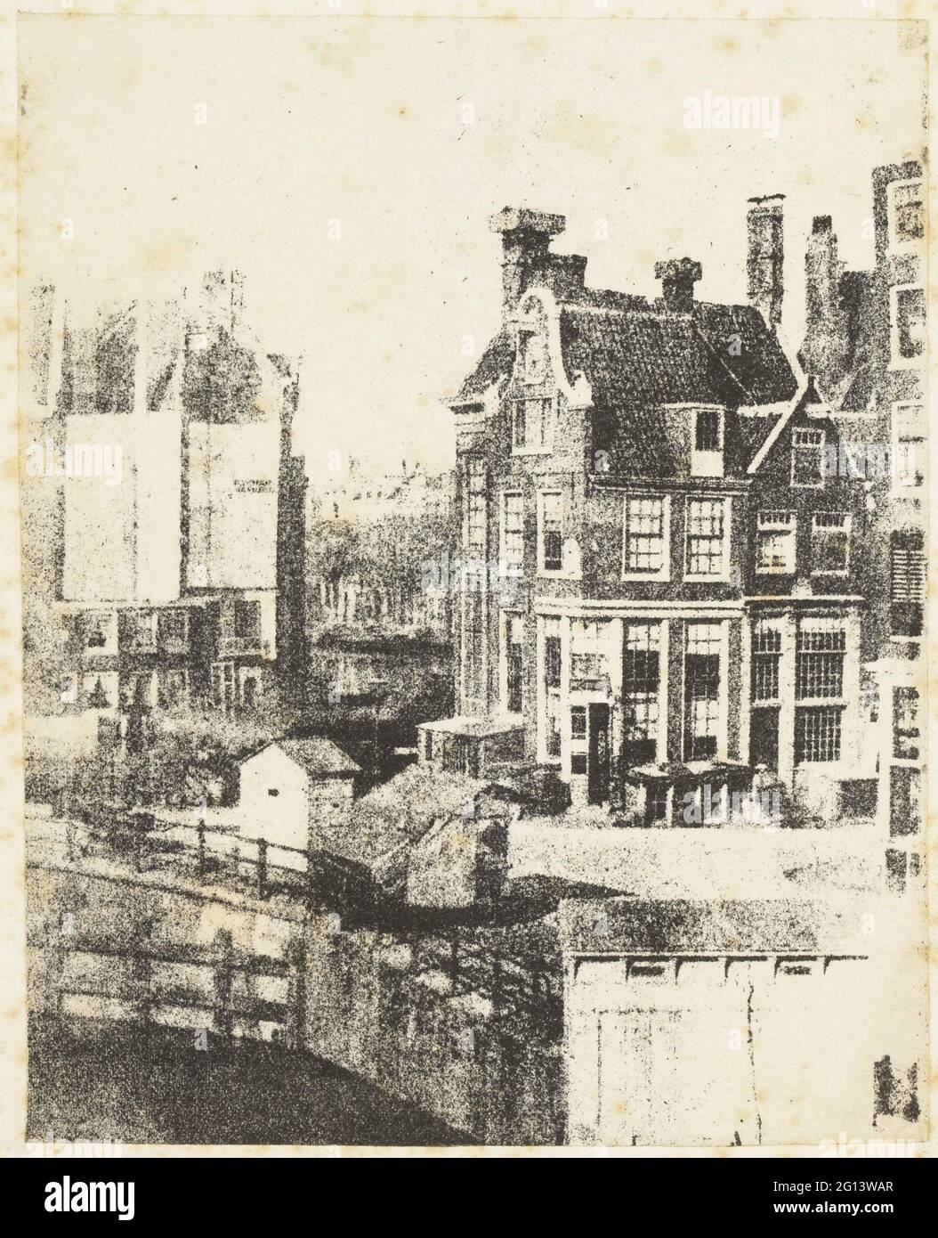 View of Logement Rondeel in Amsterdam from the photographer's house ...