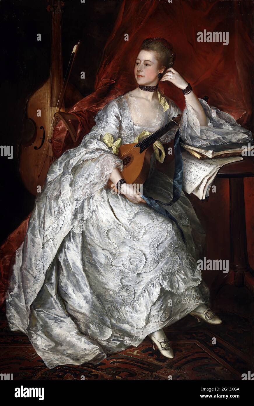 Thomas Gainsborough - Ann Ford Later Mrs Philip Thicknesse Stock Photo ...