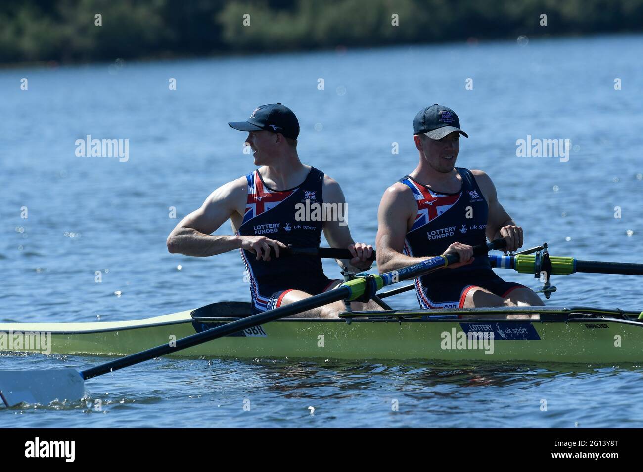 Sabaudia, Italy, 4 June 2021 James Vogel and Ryan Todhunter of GBR 2 at ...