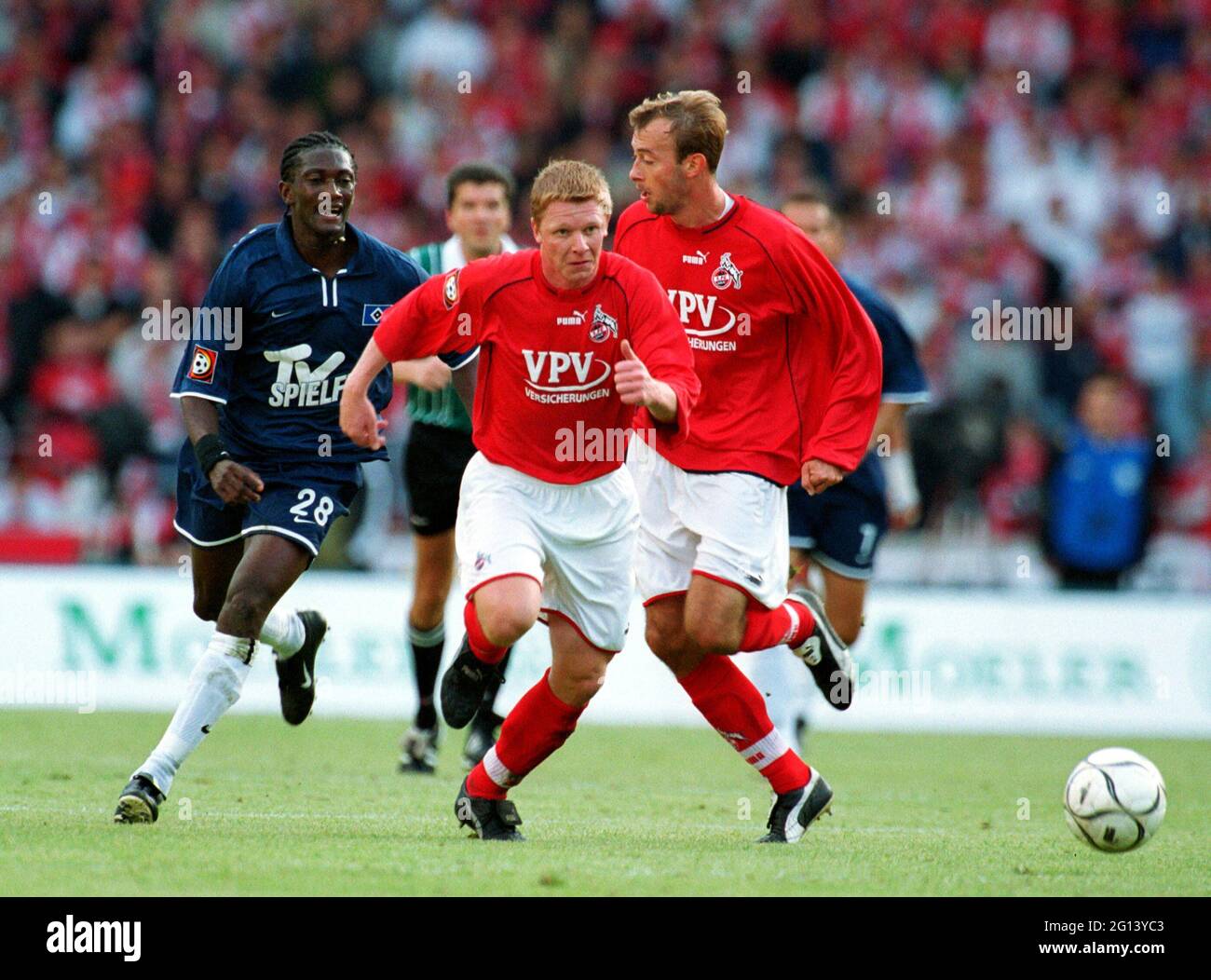 Muengersdorfer Stadion Cologne Germany 9.9.2001, football: Bundesliga ...