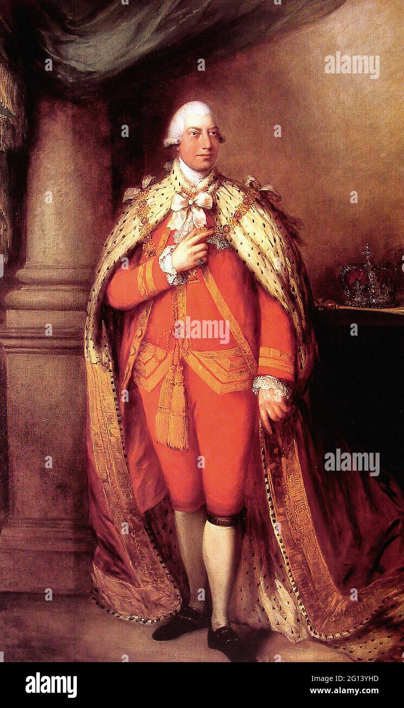 Thomas Gainsborough - King George III 1781 Stock Photo - Alamy