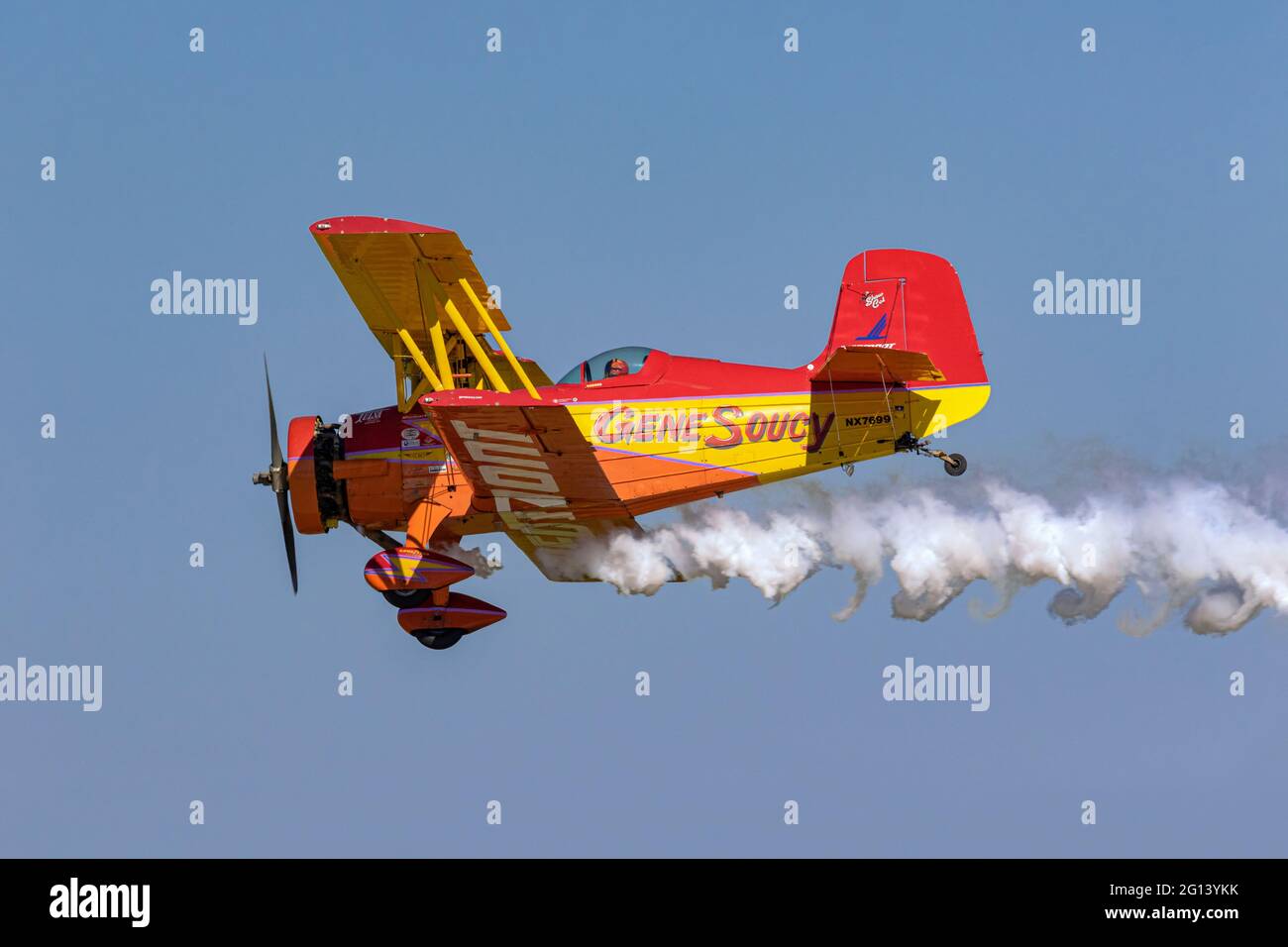 Gene Soucy's Grumman Ag cat Stock Photo - Alamy