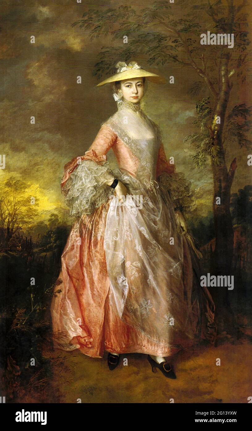 Thomas Gainsborough - Mary Countess Howe Stock Photo - Alamy