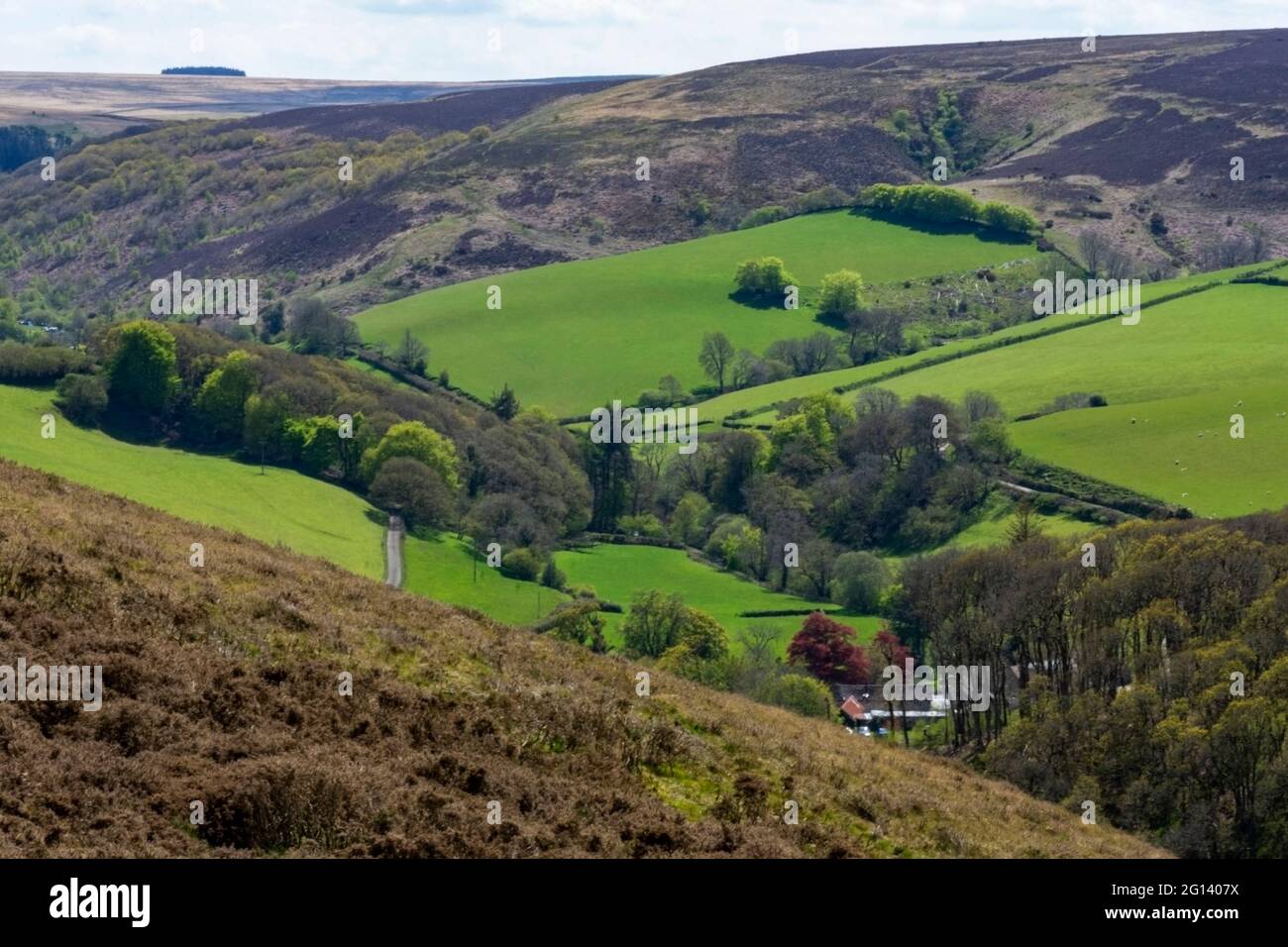 Exmoor National Park, North Devon, England, UK Stock Photo - Alamy