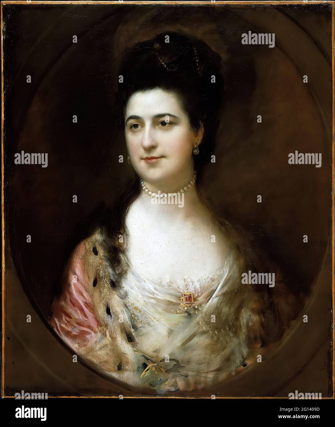 Thomas Gainsborough - Mrs Thomas Mathews Stock Photo - Alamy