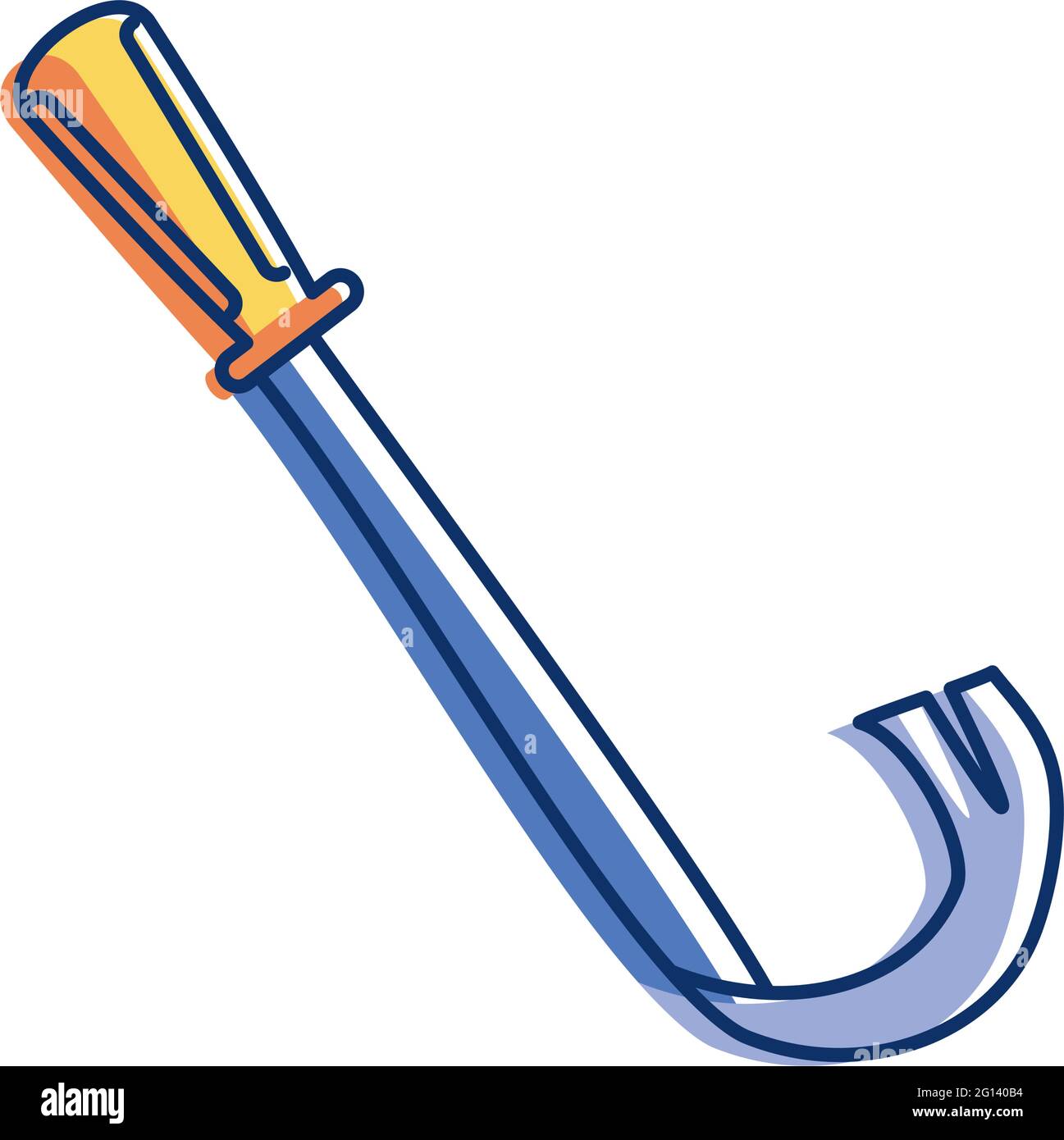 crowbar steel tool Stock Vector Image & Art - Alamy
