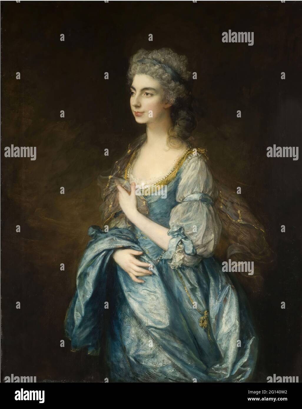 Thomas Gainsborough - Portrait of Lady Rodney Ne Anne Harley Stock ...