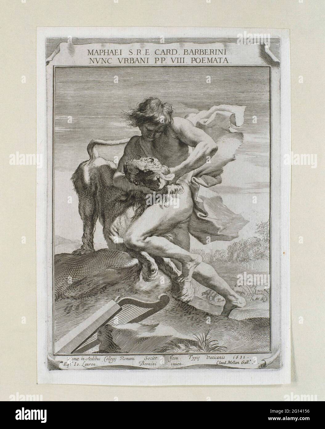 Title print 'Maphaei ... Barberini ... Poemata': David De Leeuw Wurende ...