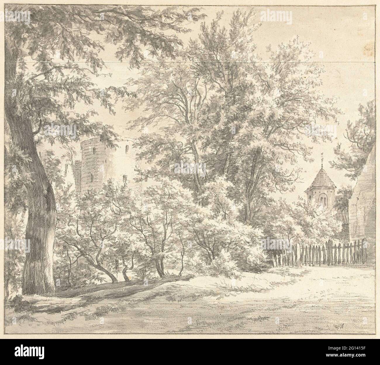 The construction of the house de Haer Stock Photo - Alamy