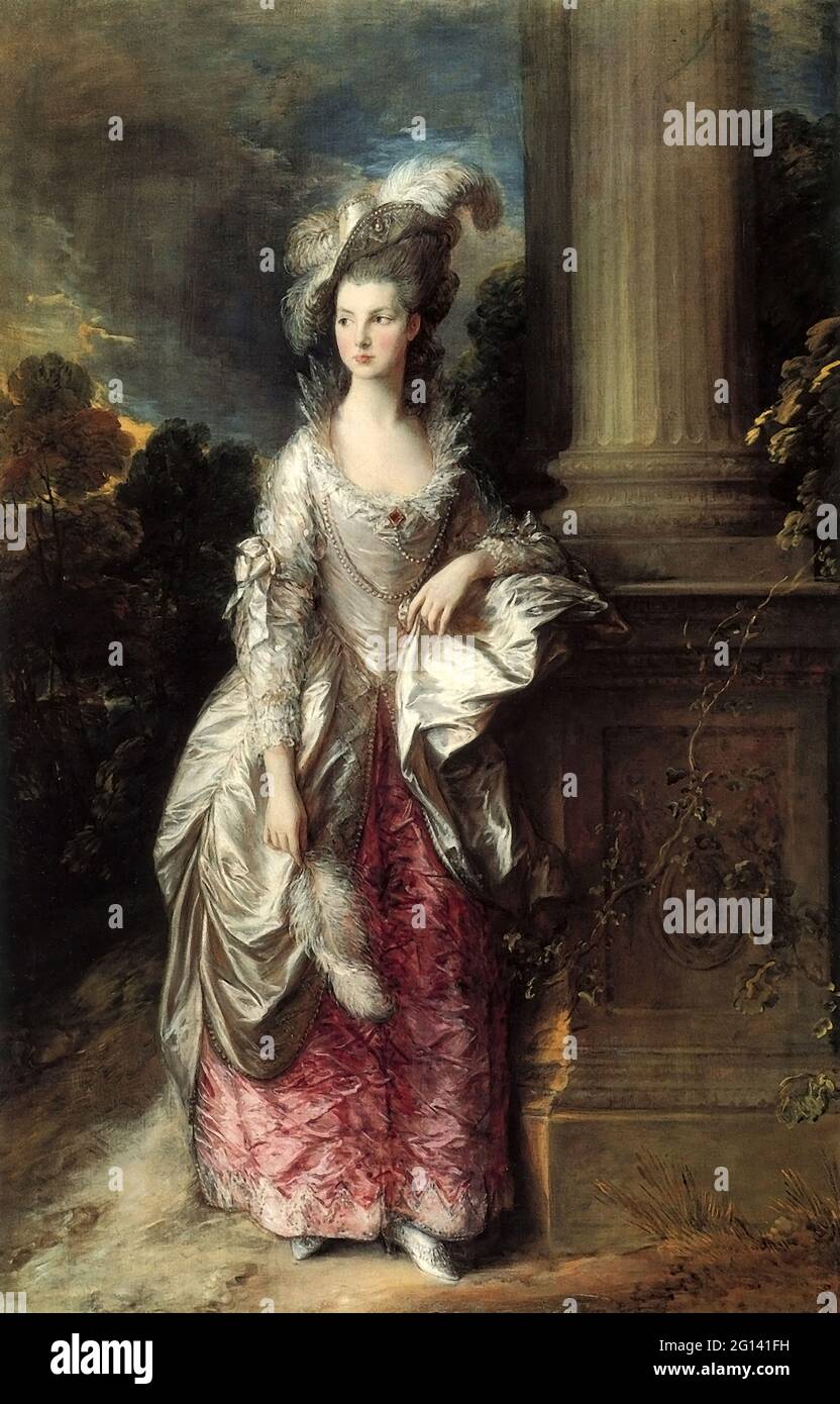 Thomas Gainsborough - the Honourable Mrs Graham Stock Photo - Alamy