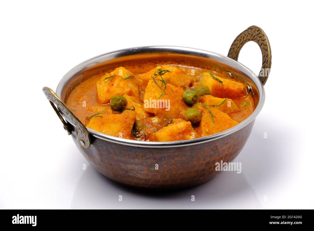 Indian style cottage cheese dish or curry Stock Photo - Alamy