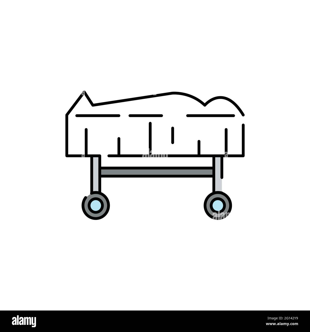 Morgue body Stock Vector Images - Alamy